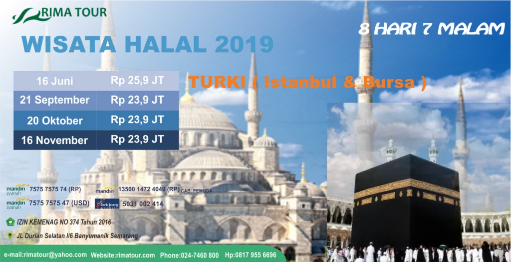 Wisata Turki Istanbul & Bursa - Rima Tour